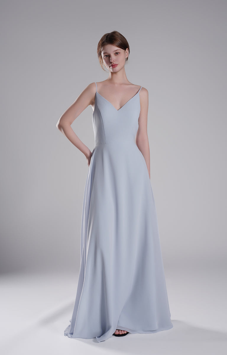 Spaghetti Straps Open Back With Tie Detail Dresses – Alizeal